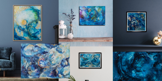 Alison Boothroyd Art - Atmospheric Abstract Art