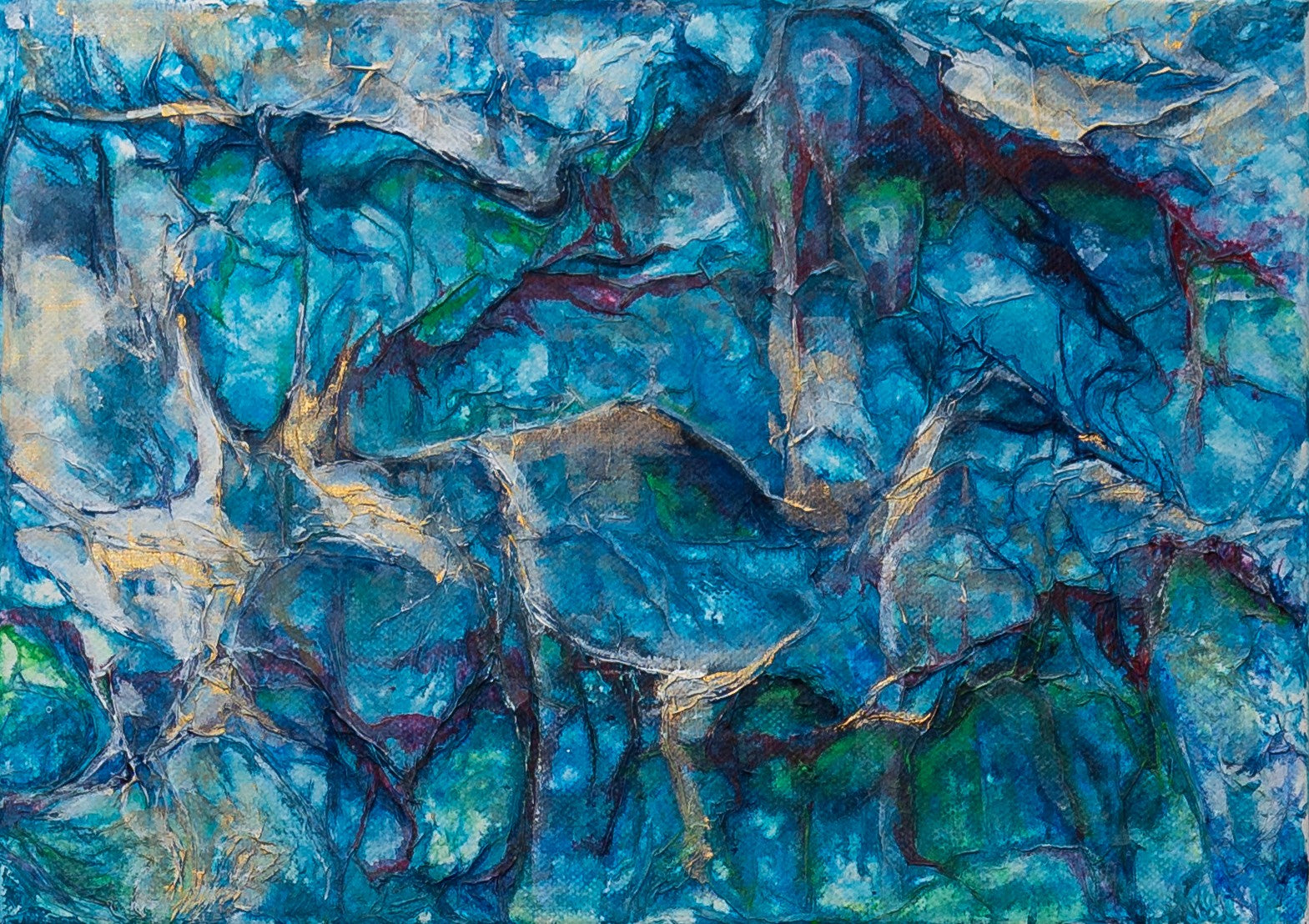 Rhythms of Water and Stone - Original Painting by Alison Boothroyd ...